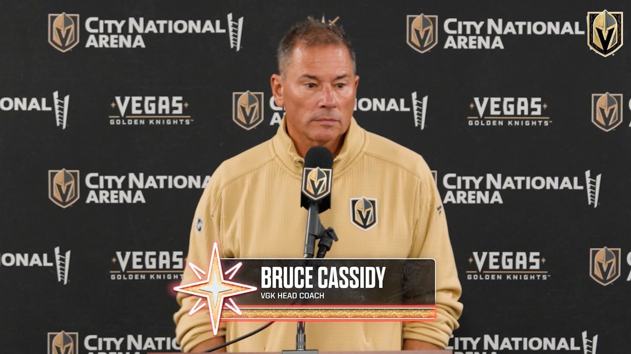 Bruce Cassidy Pregame 10/9 | Vegas Golden Knights
