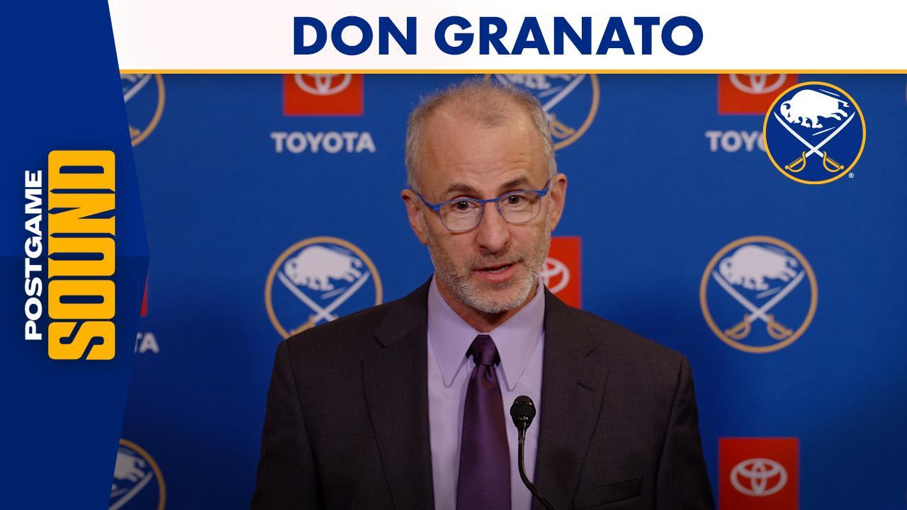 Don Granato Postgame vs. DET | Buffalo Sabres