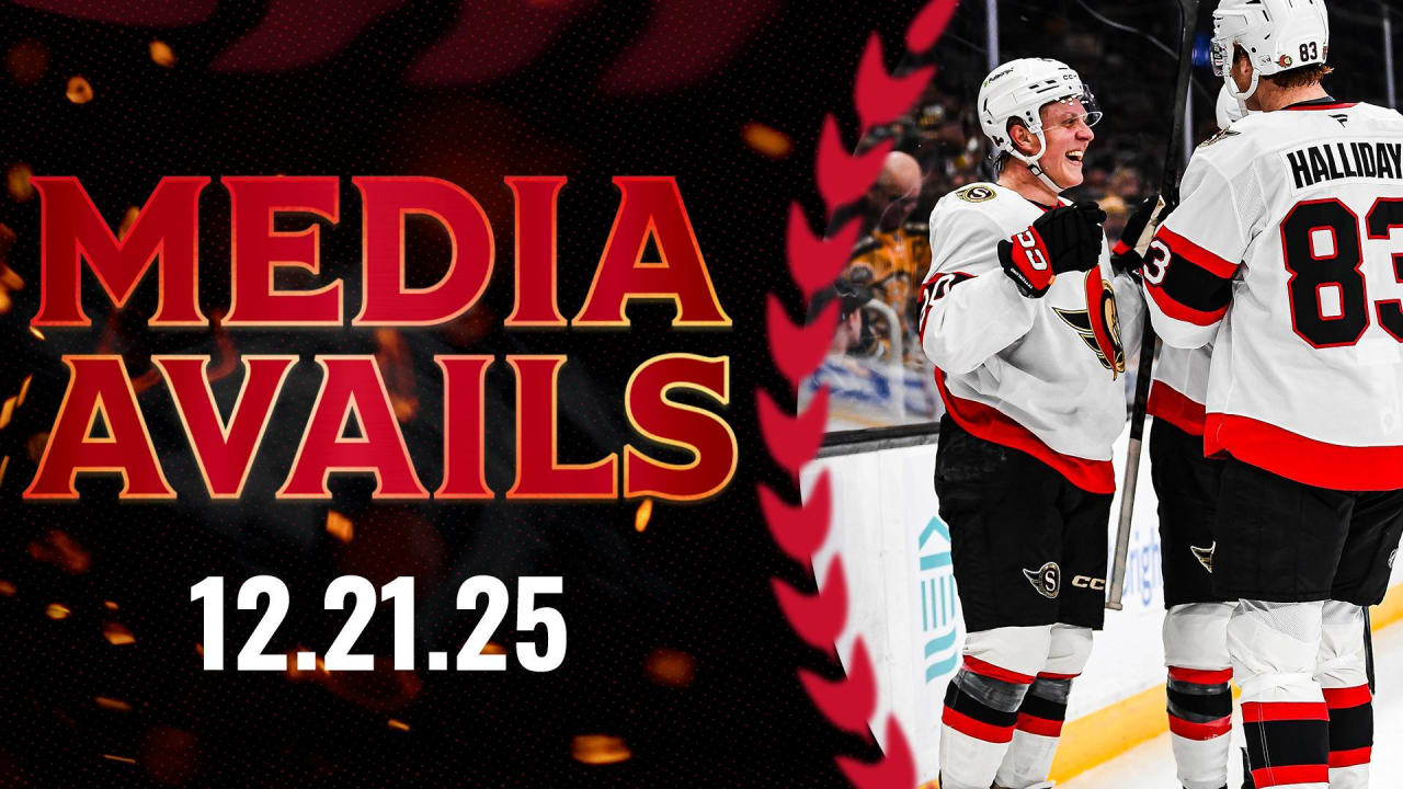 Fabian Zetterlund Postgame Media vs BOS | Ottawa Senators