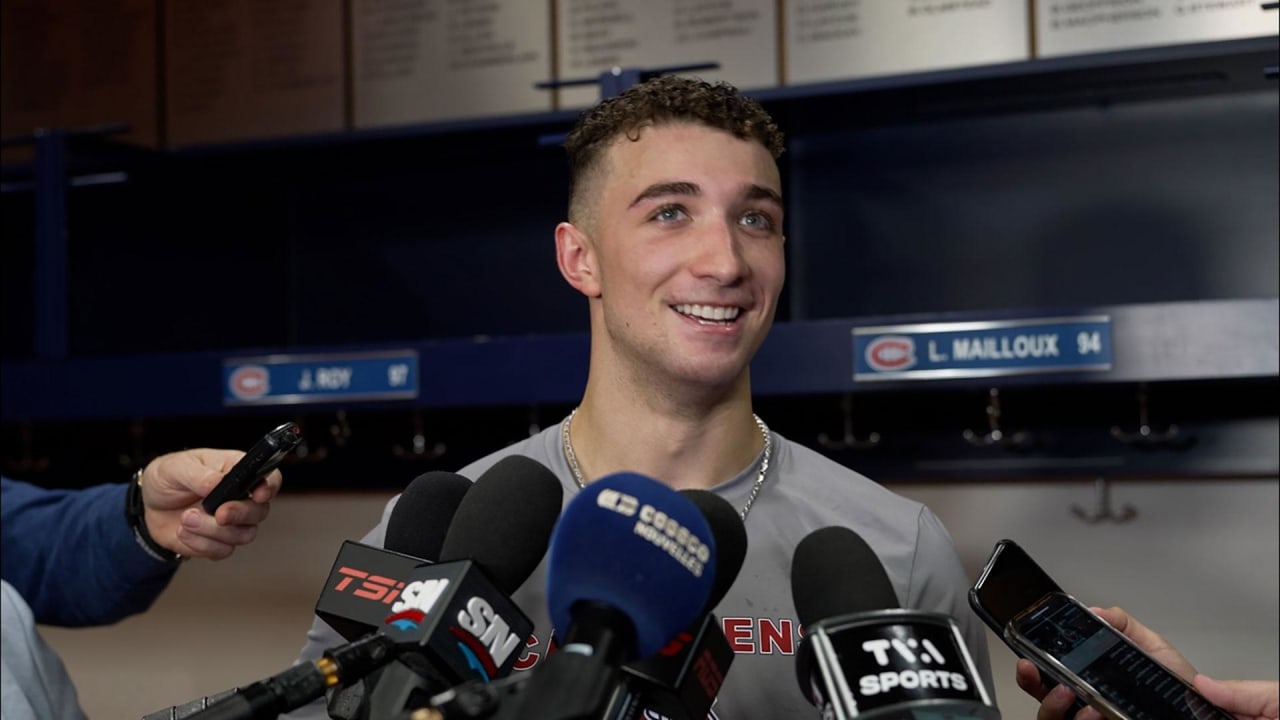 Postgame vs. NJD: Mailloux | Montréal Canadiens