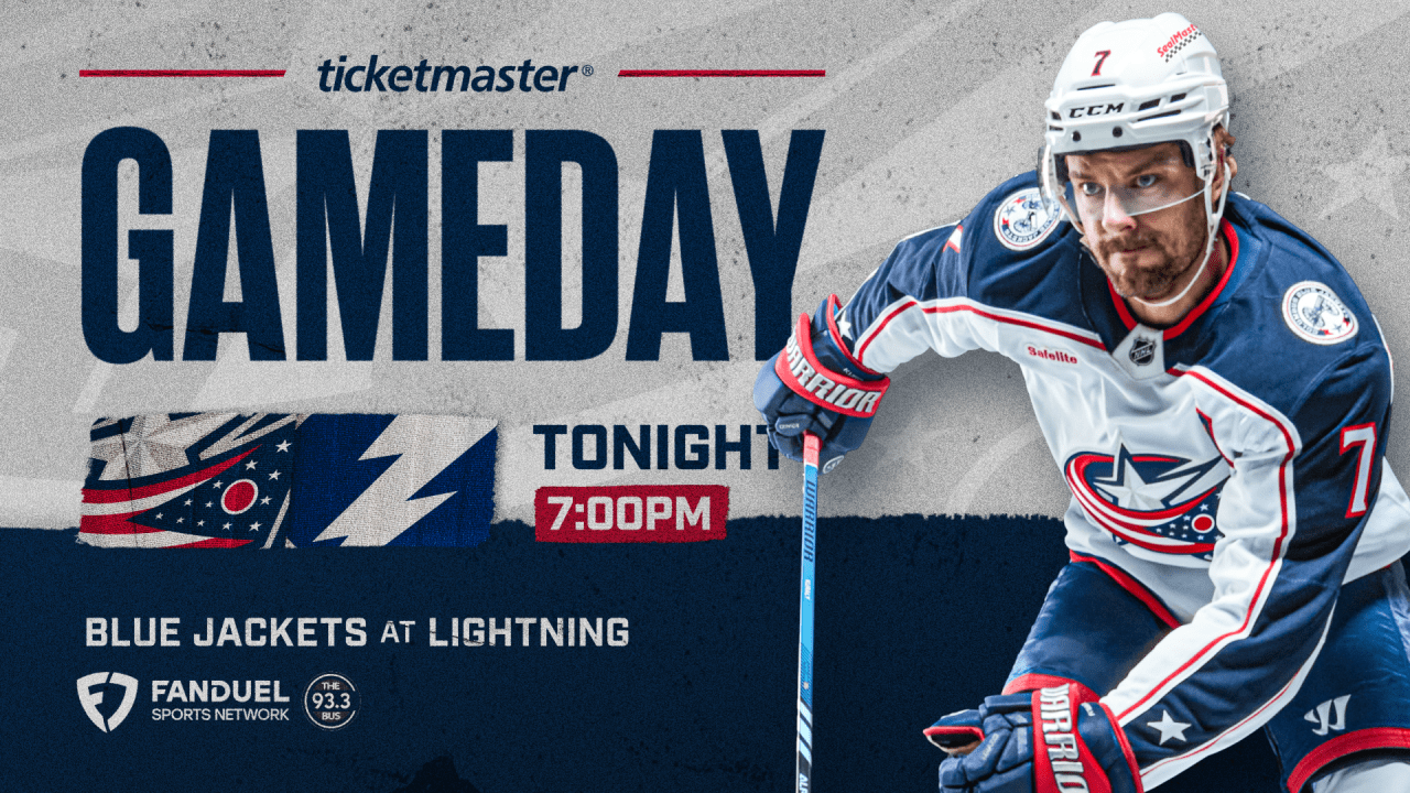 PREVIEW: Blue Jackets start key road swing at Lightning | Columbus Blue ...