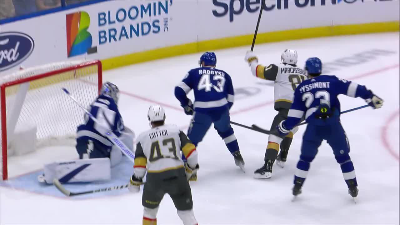 VGK@TBL: Marchessault scores goal against Andrei Vasilevskiy | Vegas ...