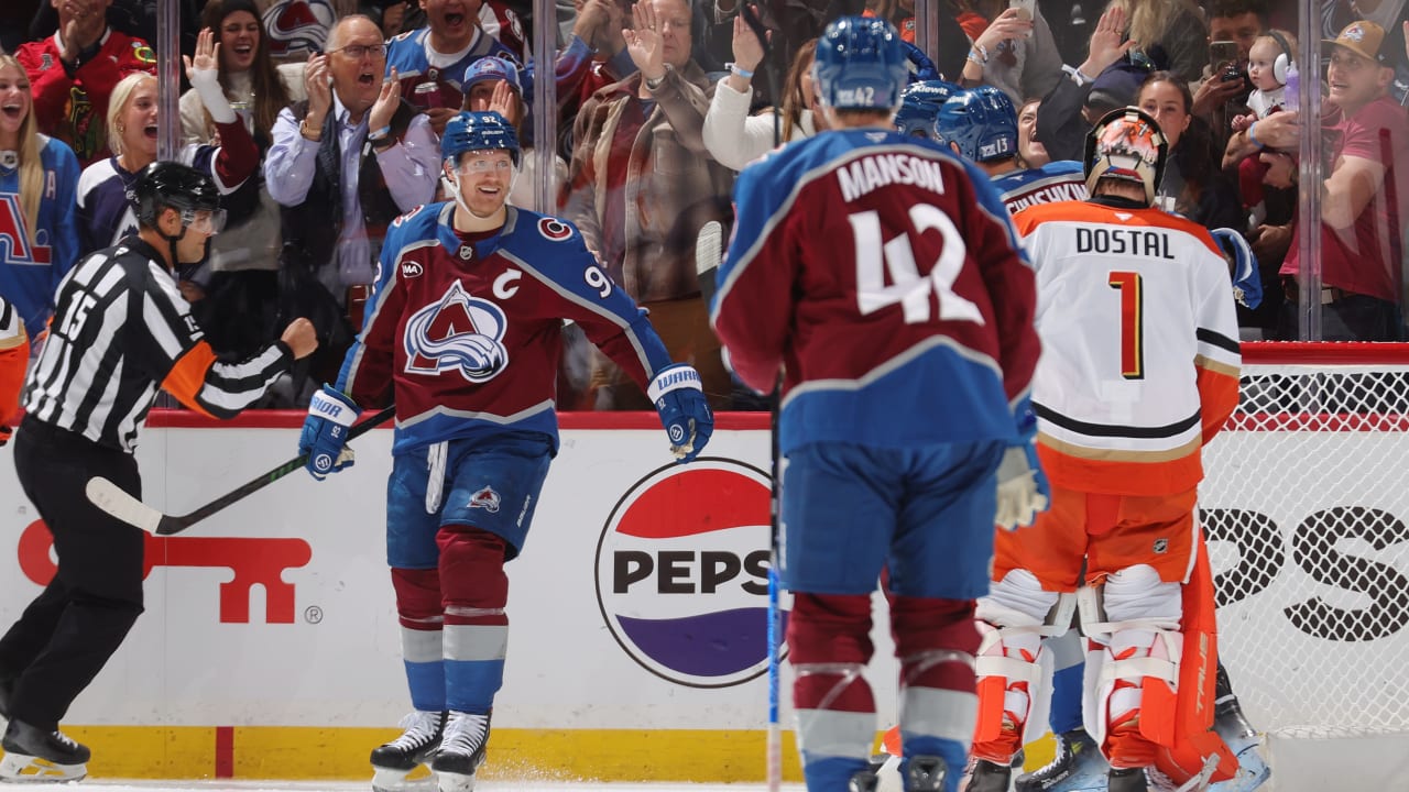 Trhači sérií. Avalanche si vyšlápli i na rozjeté Ducks | NHL.com/cs