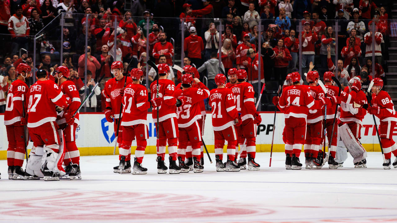 Red Wings eyeing standings but remain focused on themselves as regular ...