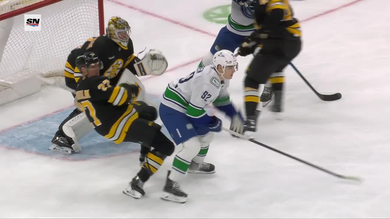 Liam Ohgren with a Goal vs. Boston Bruins | Vancouver Canucks