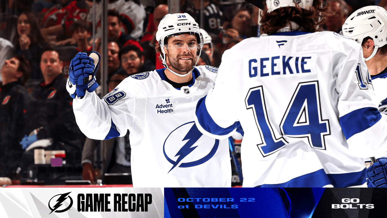 Recap: Lightning 8, Devils 5 | Tampa Bay Lightning