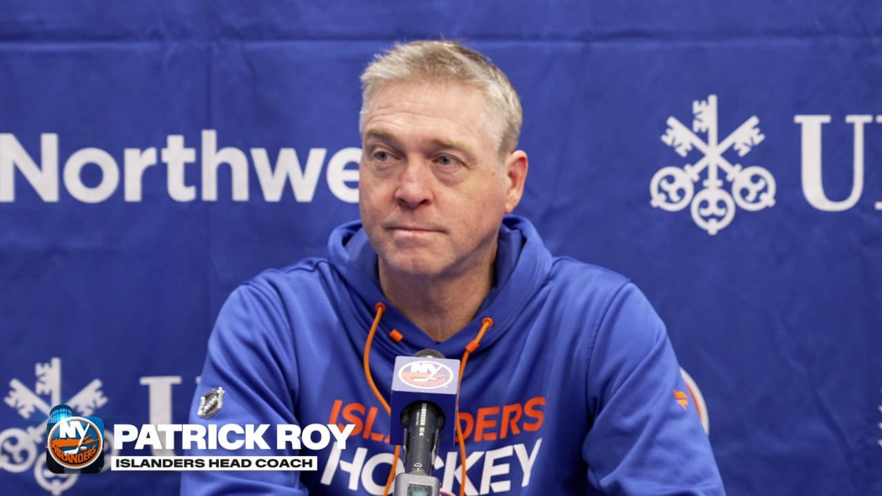 Practice 2/25: Patrick Roy | New York Islanders