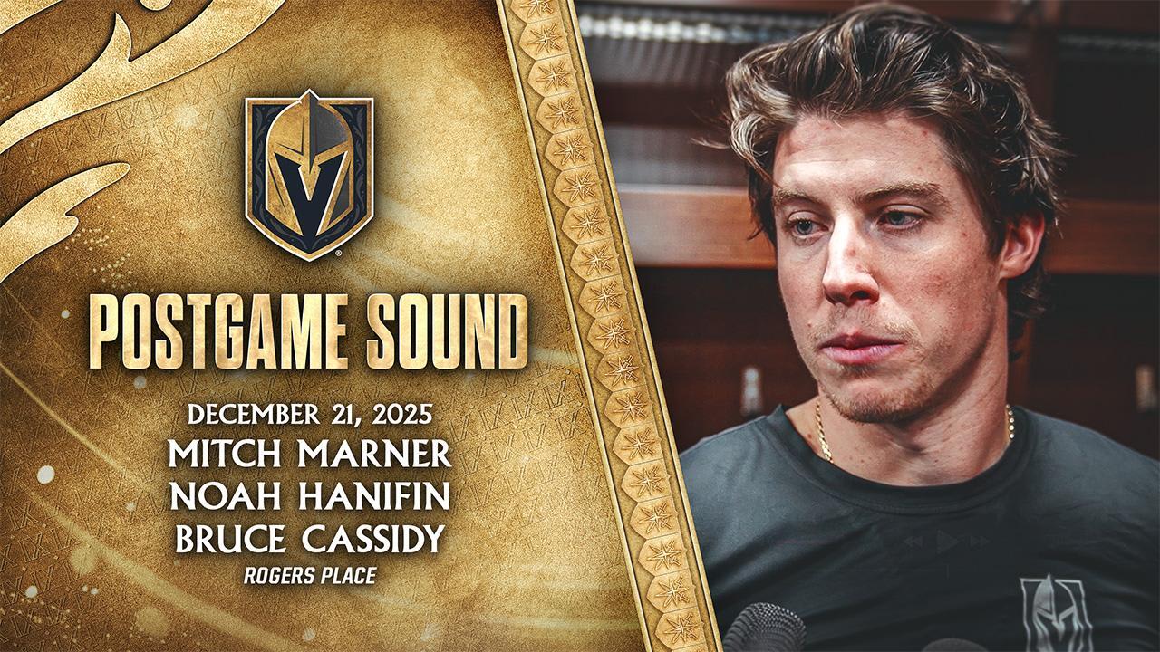 POSTGAME SOUND: Marner, Hanifin & Cassidy | Vegas Golden Knights