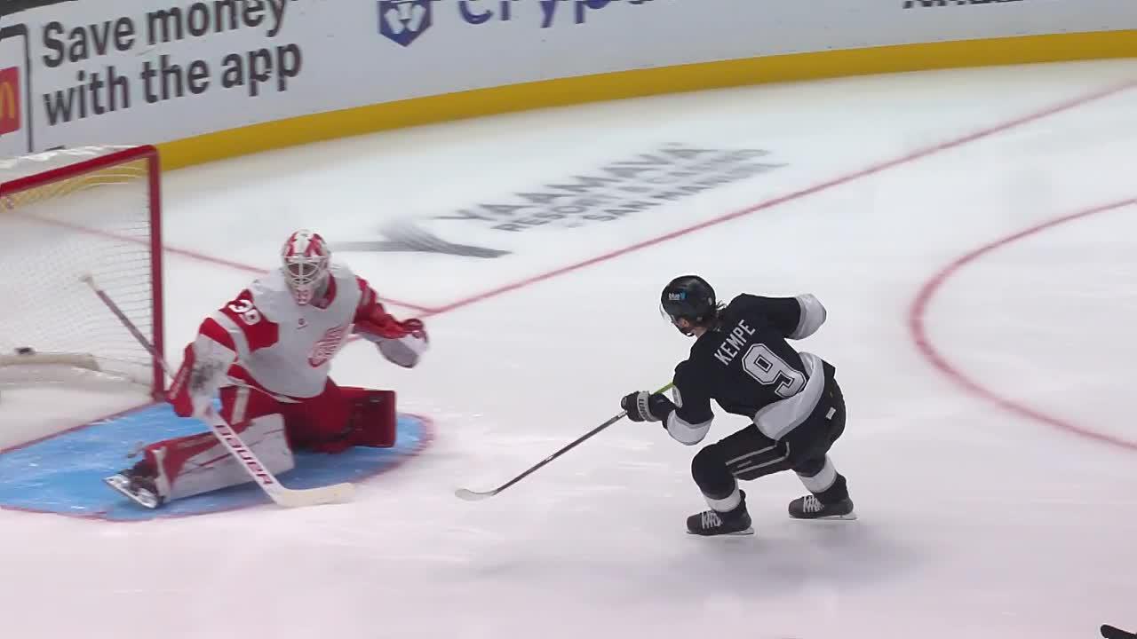 DET@LAK: Kempe scores goal against Cam Talbot | Los Angeles Kings