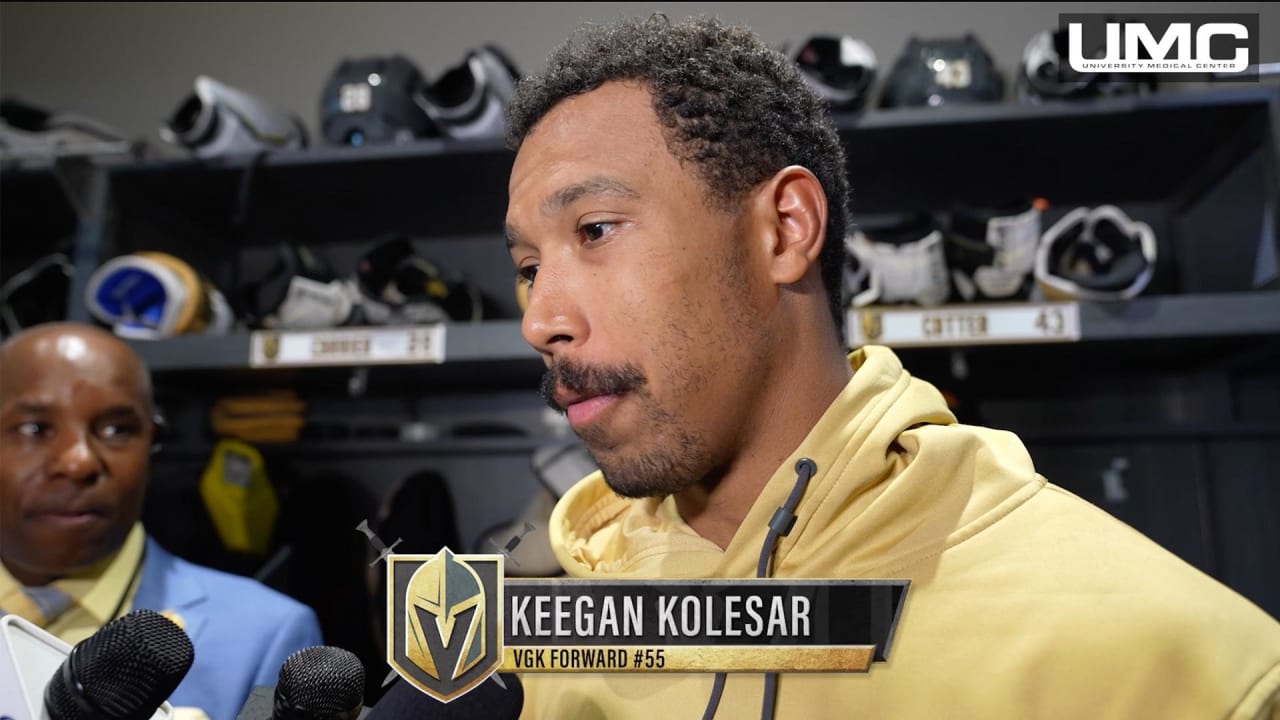 Keegan Kolesar Postgame 10/17 | Vegas Golden Knights