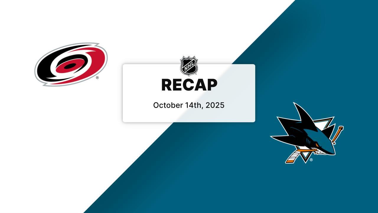 CAR at SJS | Recap | San Jose Sharks