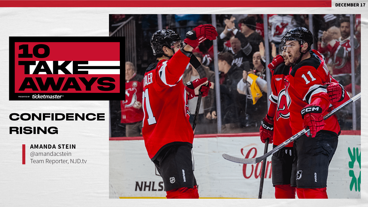 Confidence Rising | 10 TAKEAWAYS | New Jersey Devils