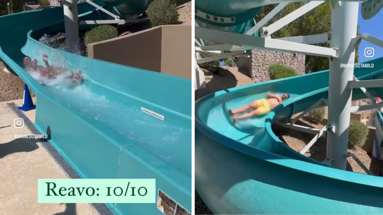 Wild spend off day at Arizona water park | NHL.com