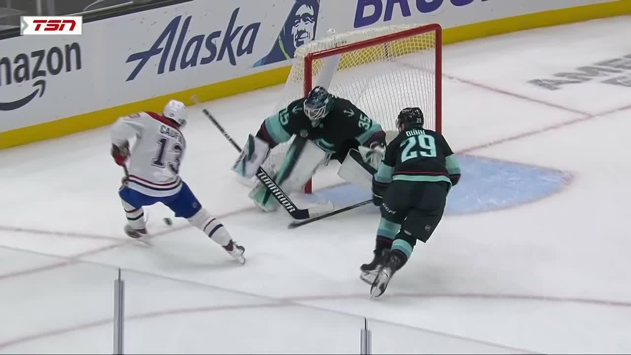 MTL@SEA: Caufield scores goal against Joey Daccord | Montréal Canadiens