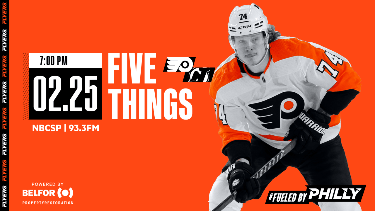 5 THINGS: Flyers @ Devils | Philadelphia Flyers