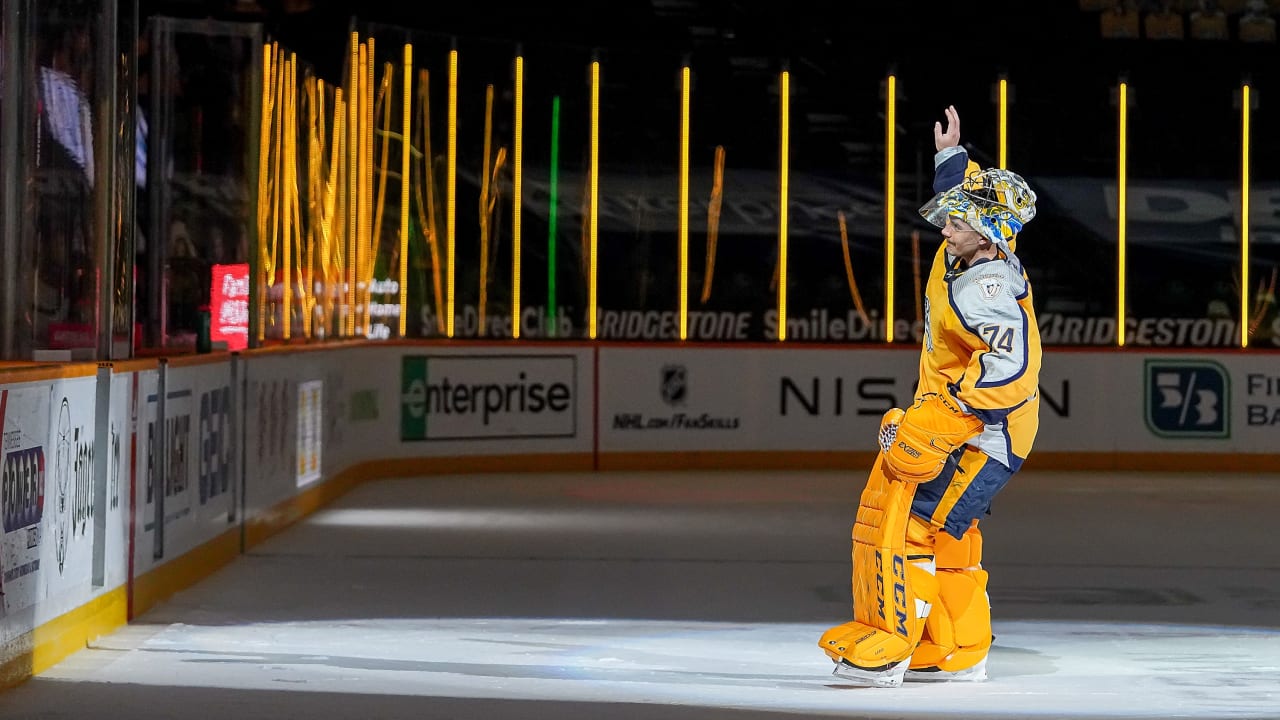Saros Named NHL's Third Star of the Week | Nashville Predators