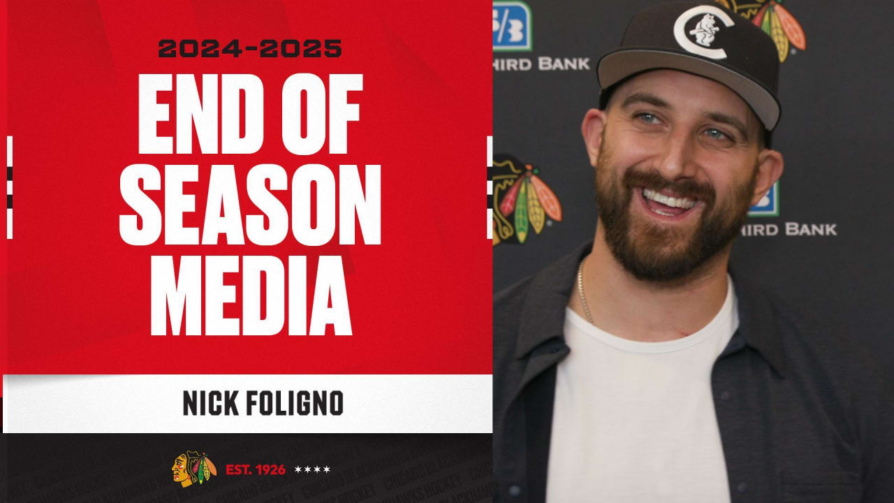 Nick Foligno End of Season Media | Chicago Blackhawks