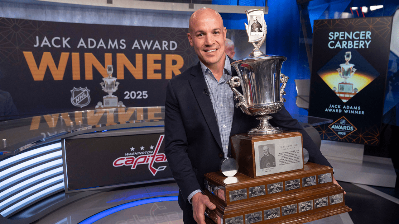 Carbery Wins Jack Adams Award | Washington Capitals