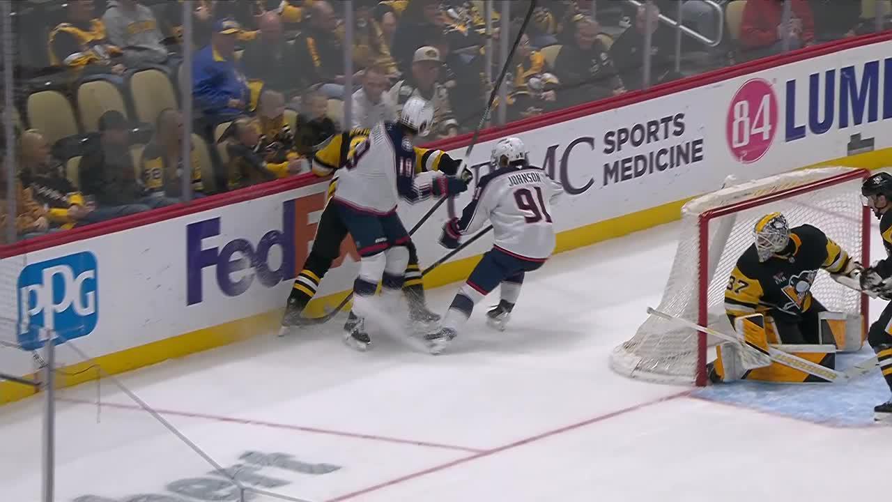 CBJ@PIT: Voronkov scores goal against Arturs Silovs | Columbus Blue Jackets