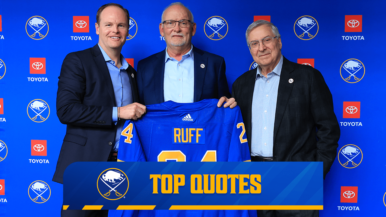 Top quotes from Lindy Ruff's introductory press conference | Buffalo Sabres