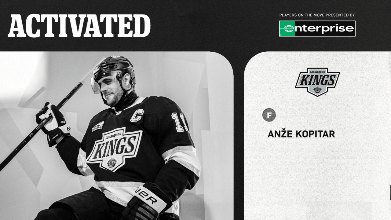 LA Kings Activate Anze Kopitar from Injured Reserve | Los Angeles Kings