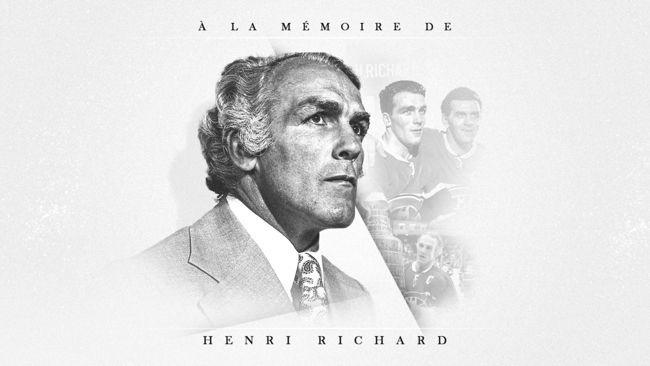 Henri Richard est décédé | LNH.com