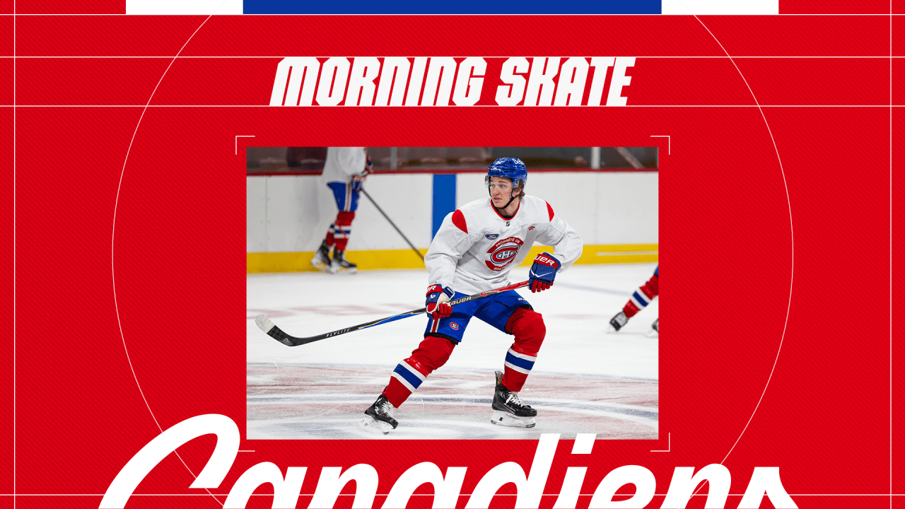 Updates from optional morning skate – Jan. 29 | Montréal Canadiens