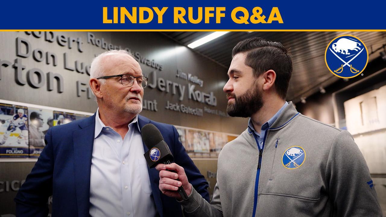 Lindy Ruff Q&A | Buffalo Sabres