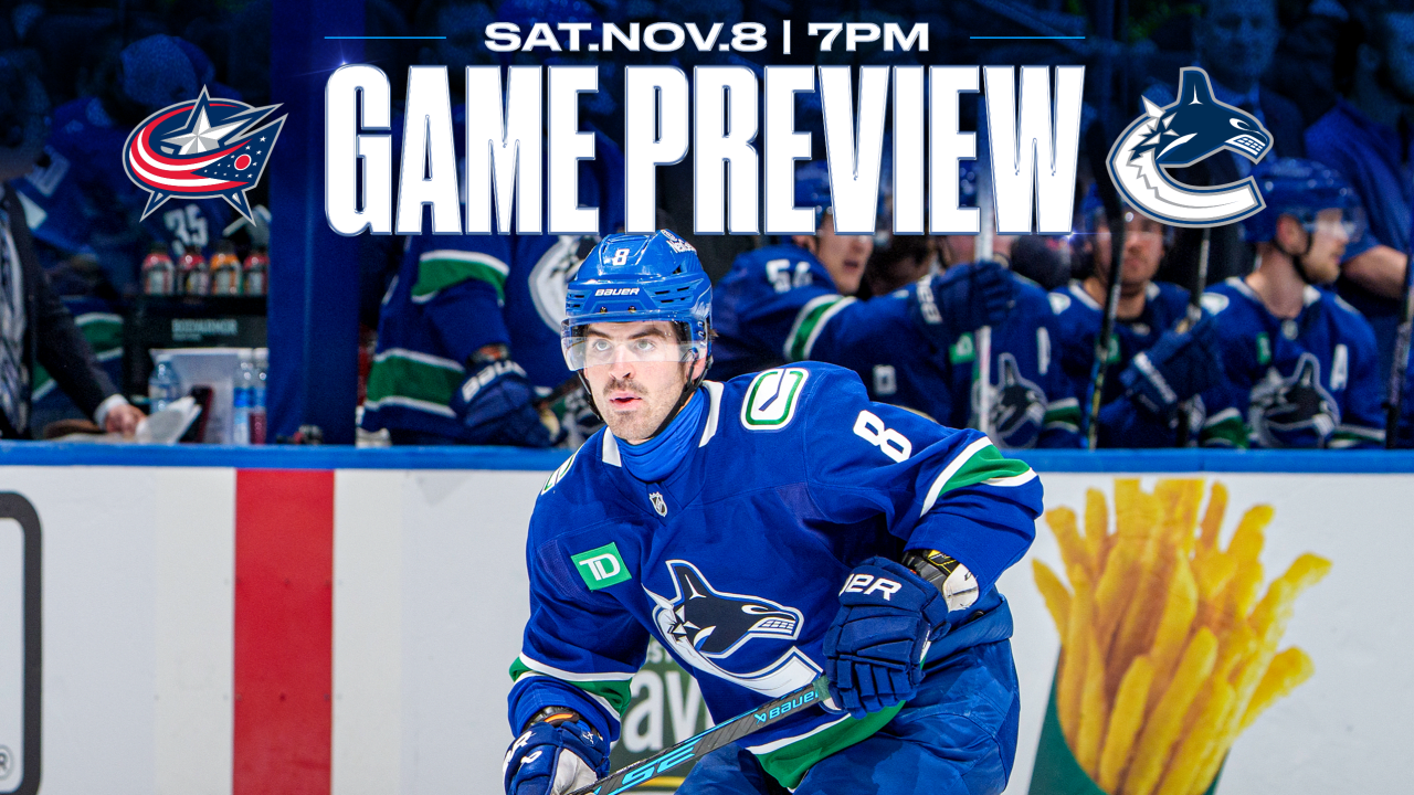 Canucks Continue Homestand with Saturday Night Matchup Against Blue ...