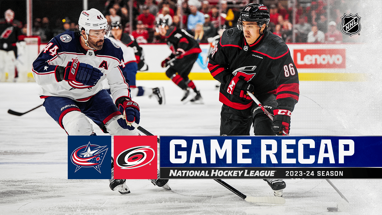 Andersen makes 23 saves, Hurricanes blank Blue Jackets to keep pace in ...