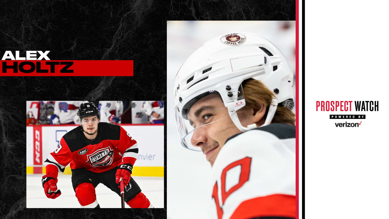 Alex Holtz Focused on Small Details | PROSPECT WATCH | New Jersey Devils