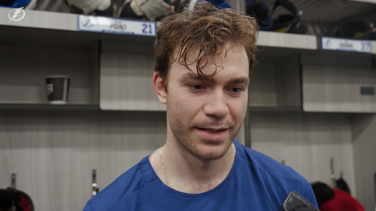 Brayden Point | Postgame at Philadelphia | Tampa Bay Lightning
