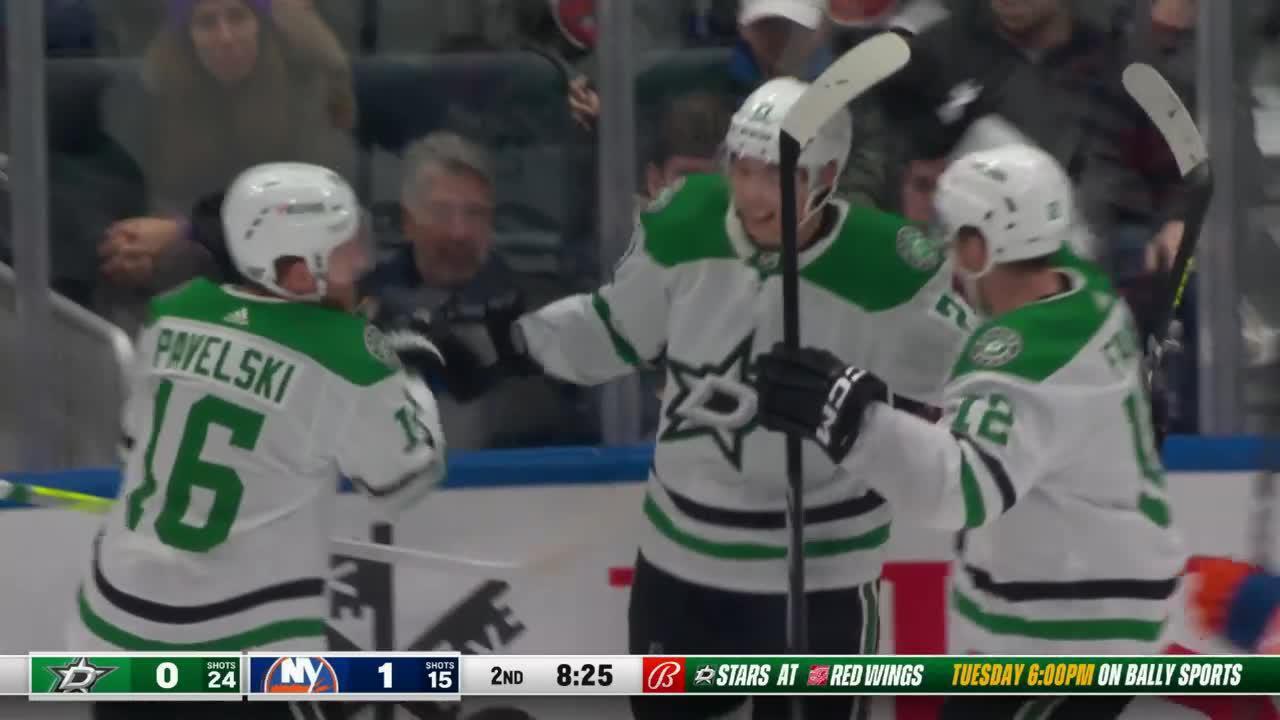 Jason Robertson with a Short Goal vs. New York Islanders | NHL.com