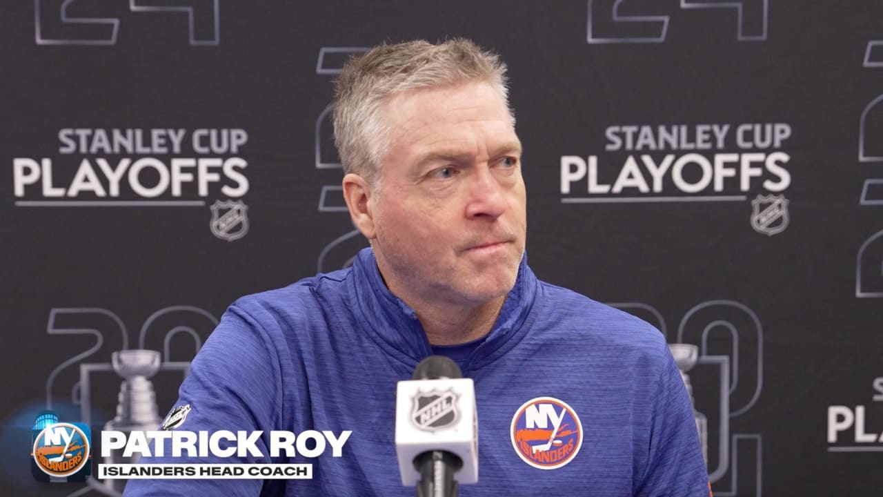 Practice 4/24: Patrick Roy | New York Islanders