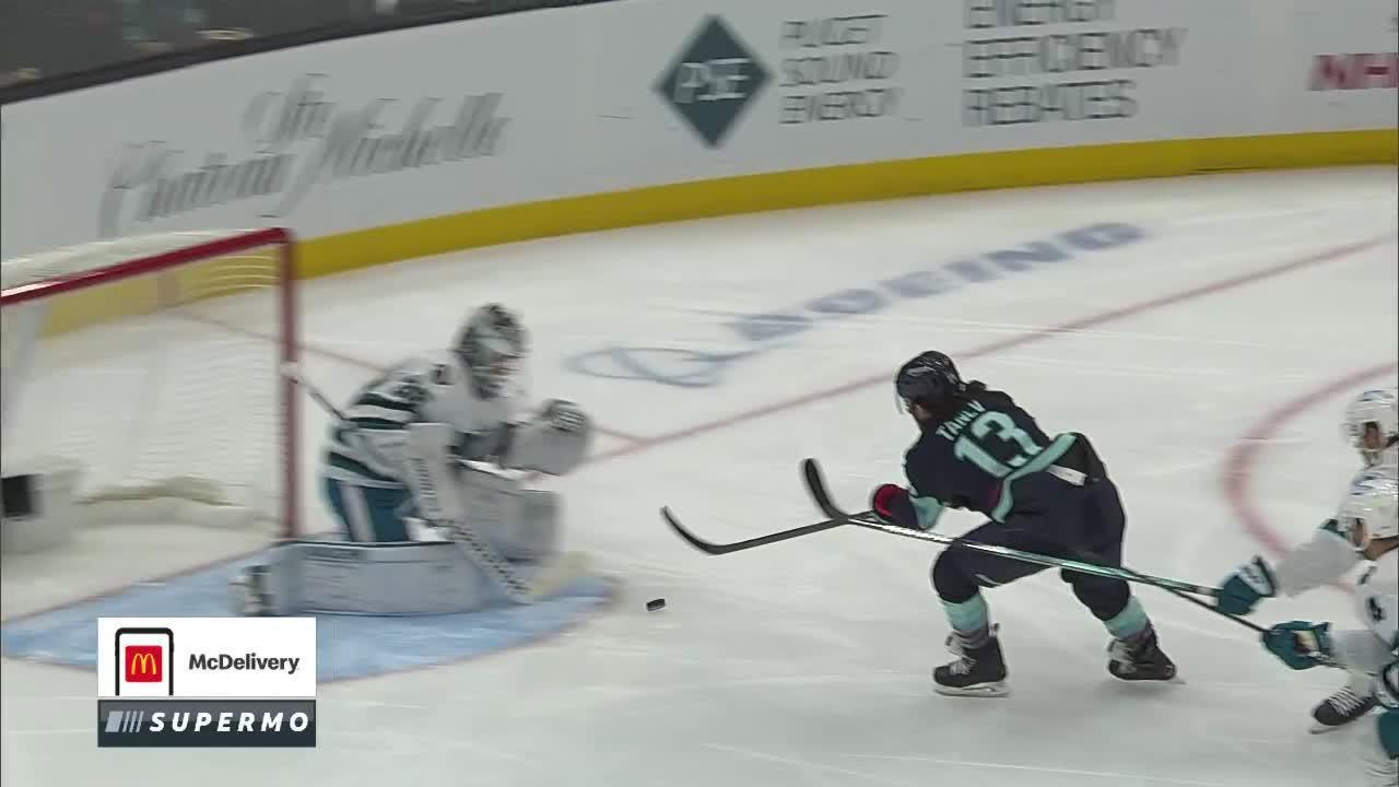 SJS@SEA: Tanev scores goal against Sharks | Seattle Kraken