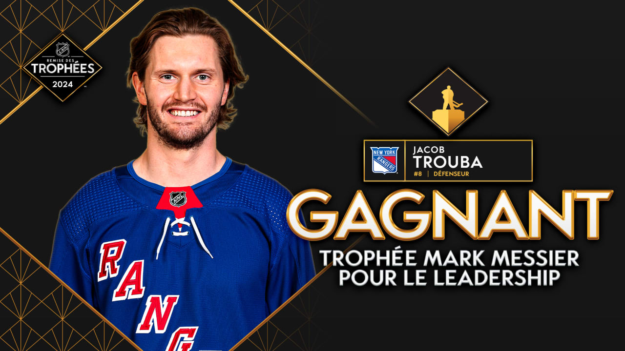 Trouba remporte le trophée Mark-Messier du leadership | LNH.com