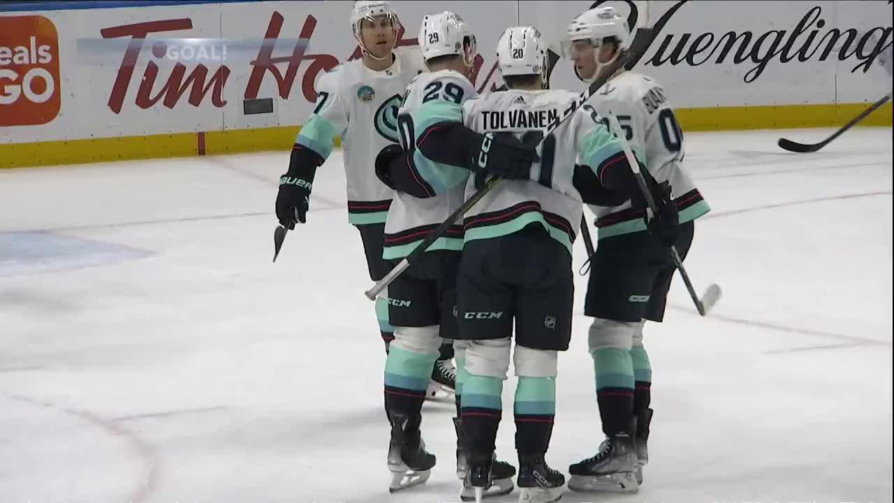SEA@BUF: Dunn scores goal against Devon Levi | Seattle Kraken