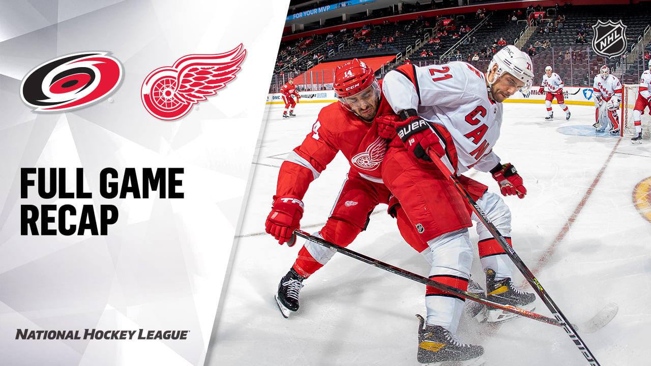 Recap: DET 4, CAR 2 | Detroit Red Wings