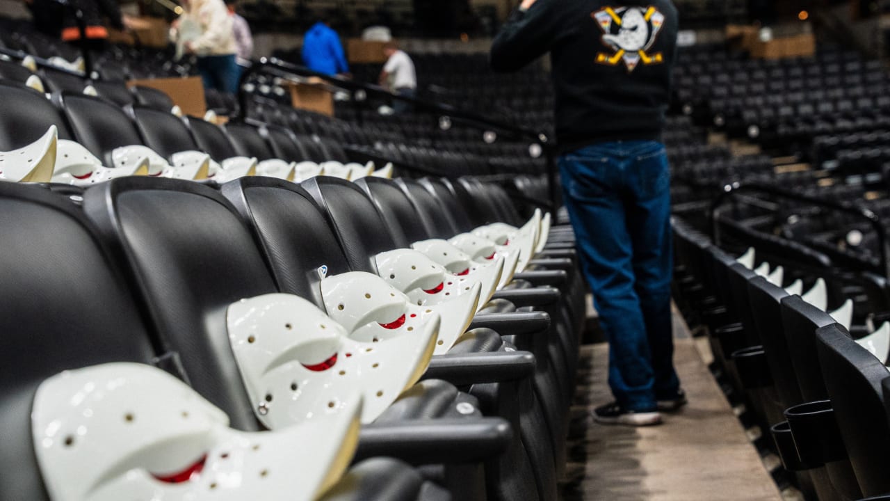 Ducks hand out Wild Wing mask as fan giveaway | NHL.com
