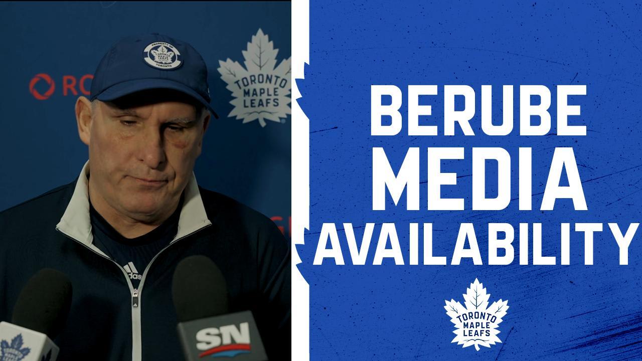 Craig Berube | Practice | January 30, 2026 | Toronto Maple Leafs