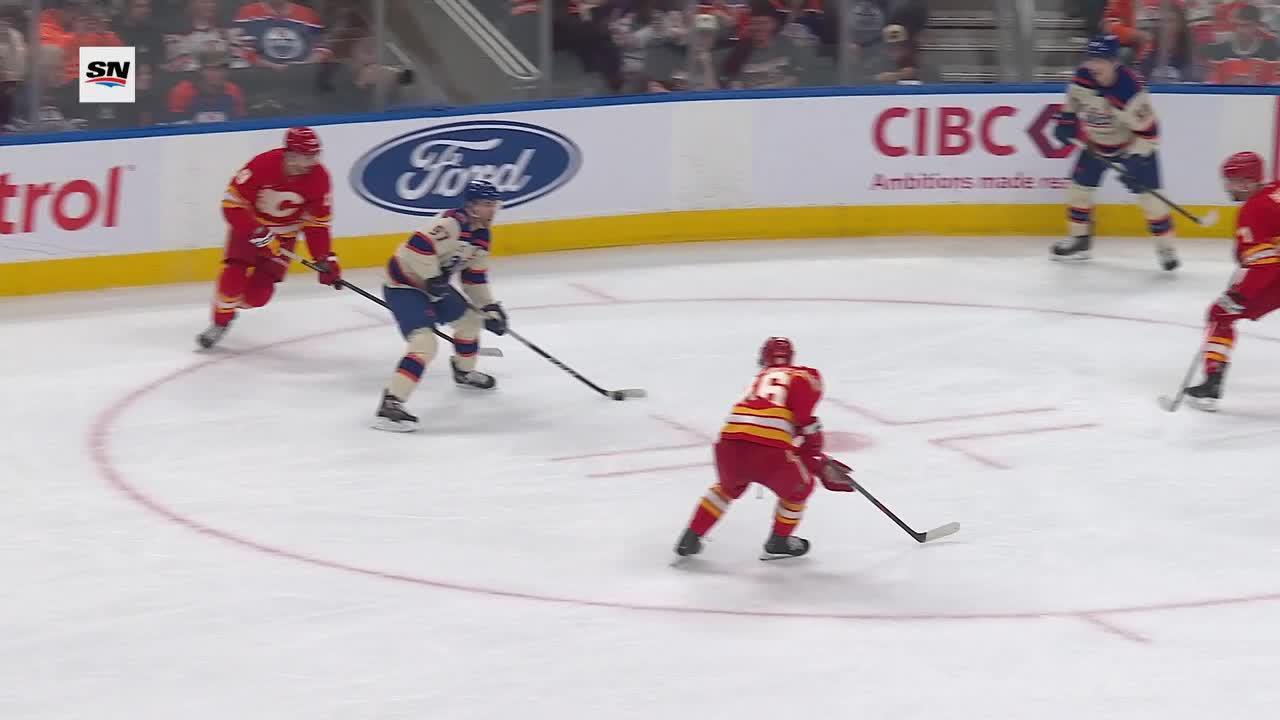 CGY@EDM: Draisaitl scores PPG against Dustin Wolf | NHL.com
