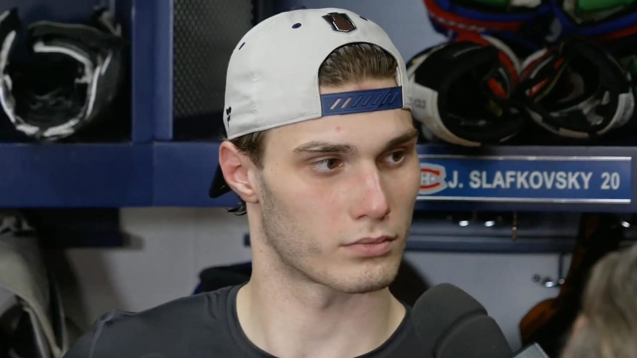 Postgame vs. WSH: Slafkovsky | Montréal Canadiens