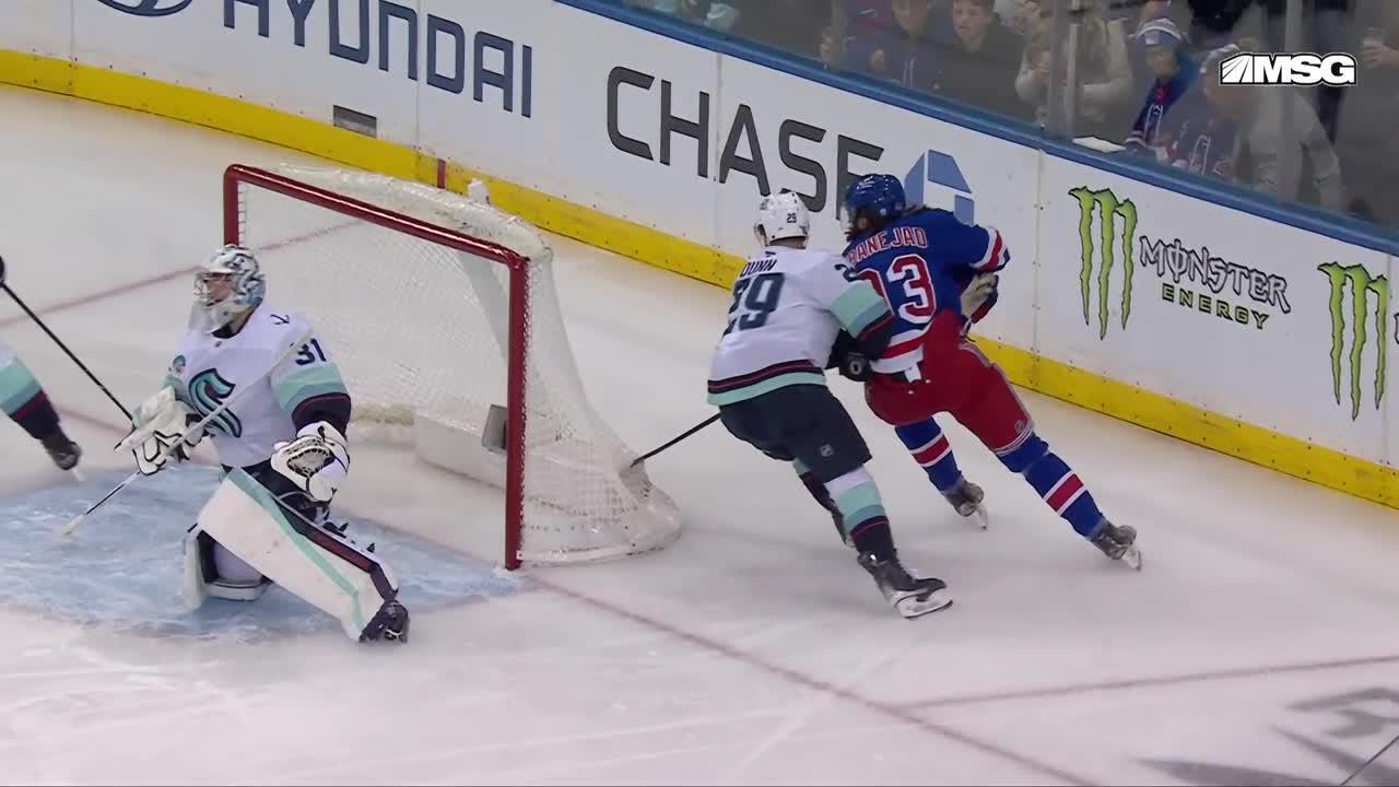 SEA@NYR: Zibanejad scores goal against Philipp Grubauer | New York Rangers