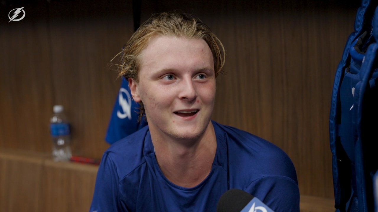 Harrison Meneghin | Pregame vs Carolina Hurricanes | Tampa Bay Lightning