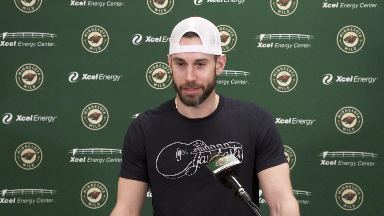 Talbot pregame vs Calgary | Minnesota Wild