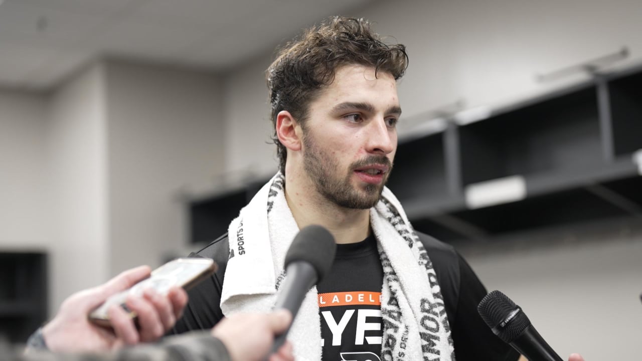 11/6 PHI @ NSH Postgame: Noah Cates | Philadelphia Flyers