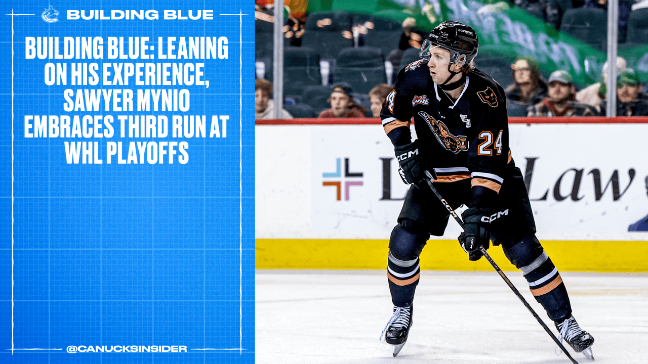 Building Blue: Leaning on his Experience, Sawyer Mynio Embraces Third ...