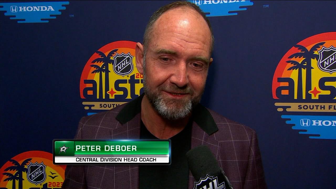 Pete DeBoer on coaching ASG | Dallas Stars