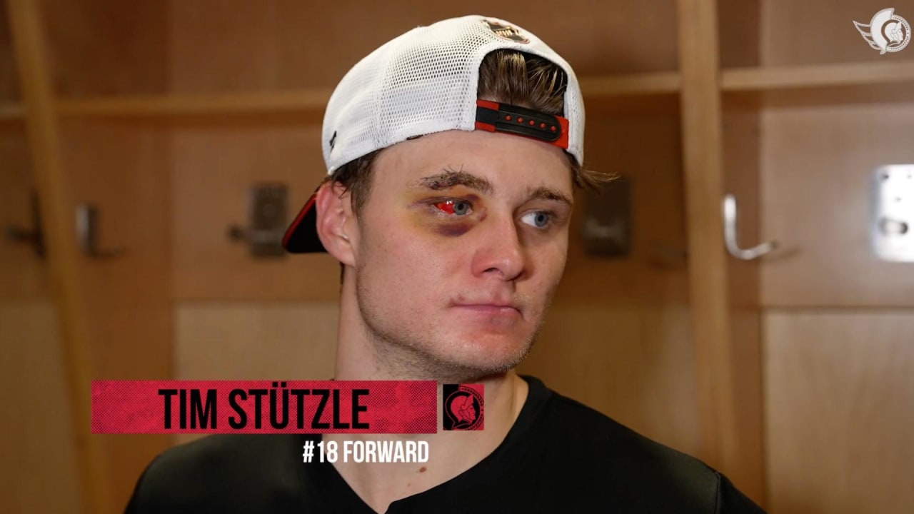 Tim Stützle Postgame Media vs TOR | Ottawa Senators