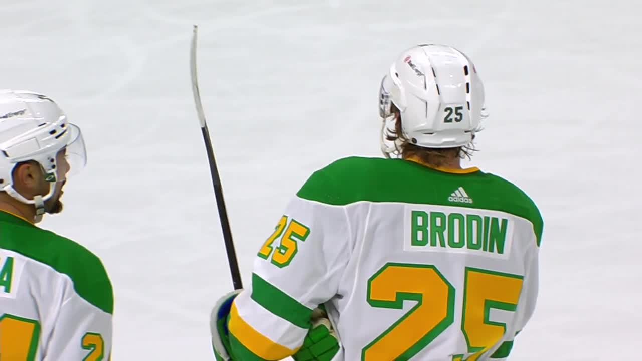 Brodin scores empty net goal | Minnesota Wild